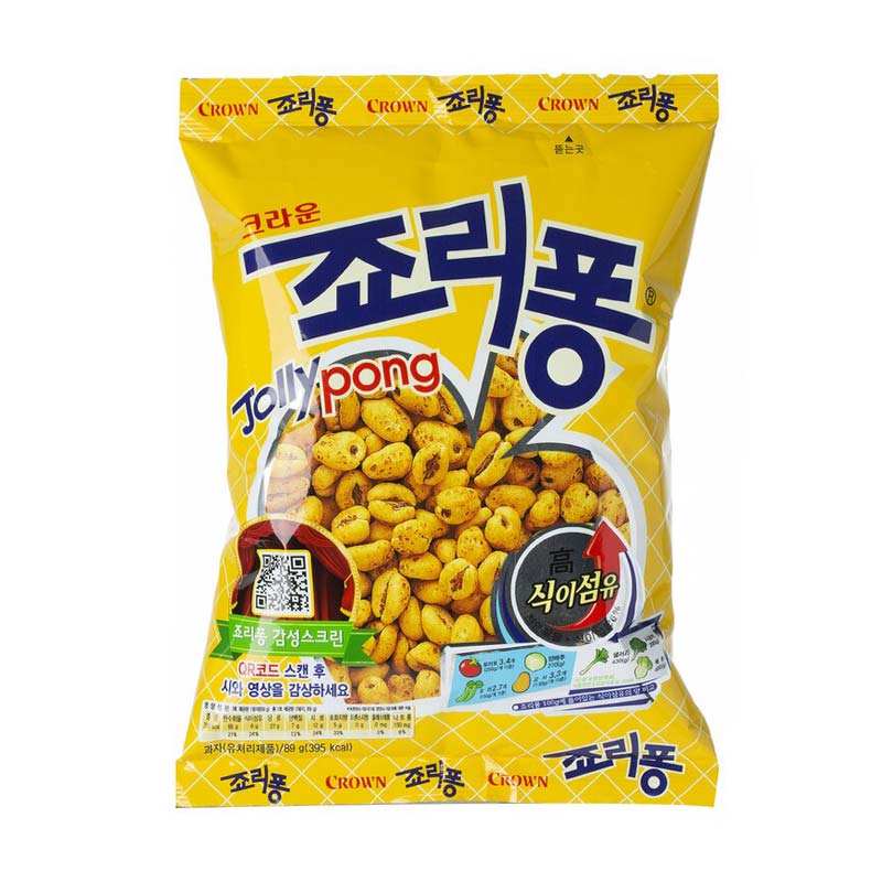Promo CROWN Jolly Pong Snack Khas Korea [74 g] Diskon 5% di Seller ...
