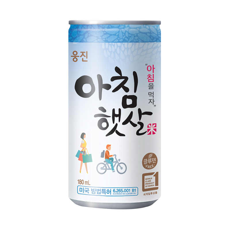 Jual WOONGJIN Morning Rice Minuman Khas Korea [180 mL/ Can] di Seller ...