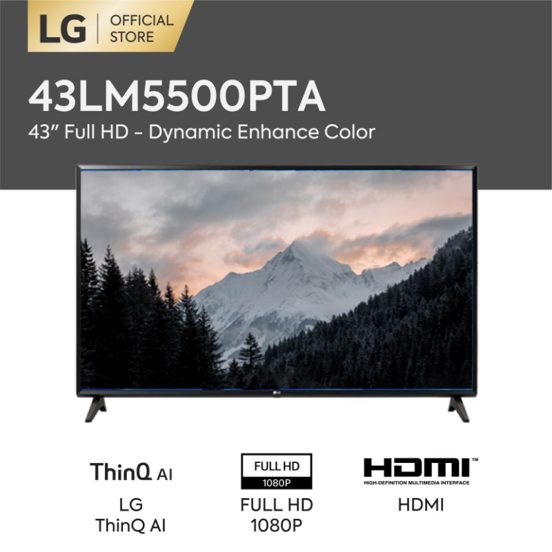 Jual LG 43LM5500PTA Full HD LED TV [43 Inch/AI ThinQ/Dynamic Color ...