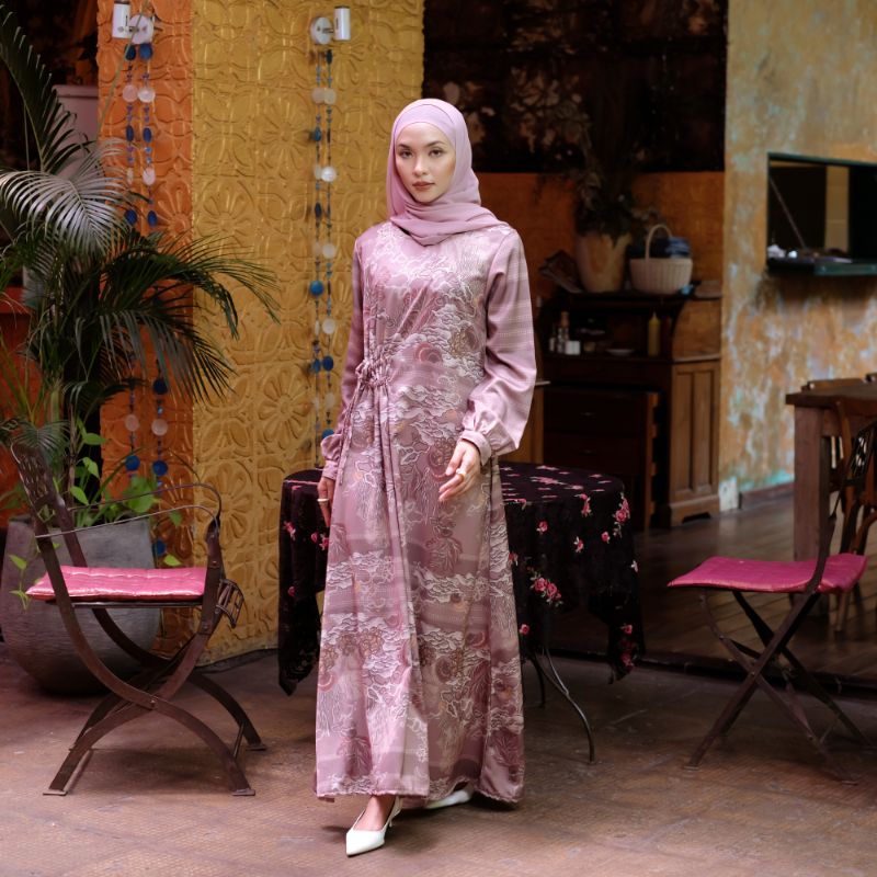 Jual Kamima Sagara Series Heater Dress Wanita - Brick ( Gamis ) di ...