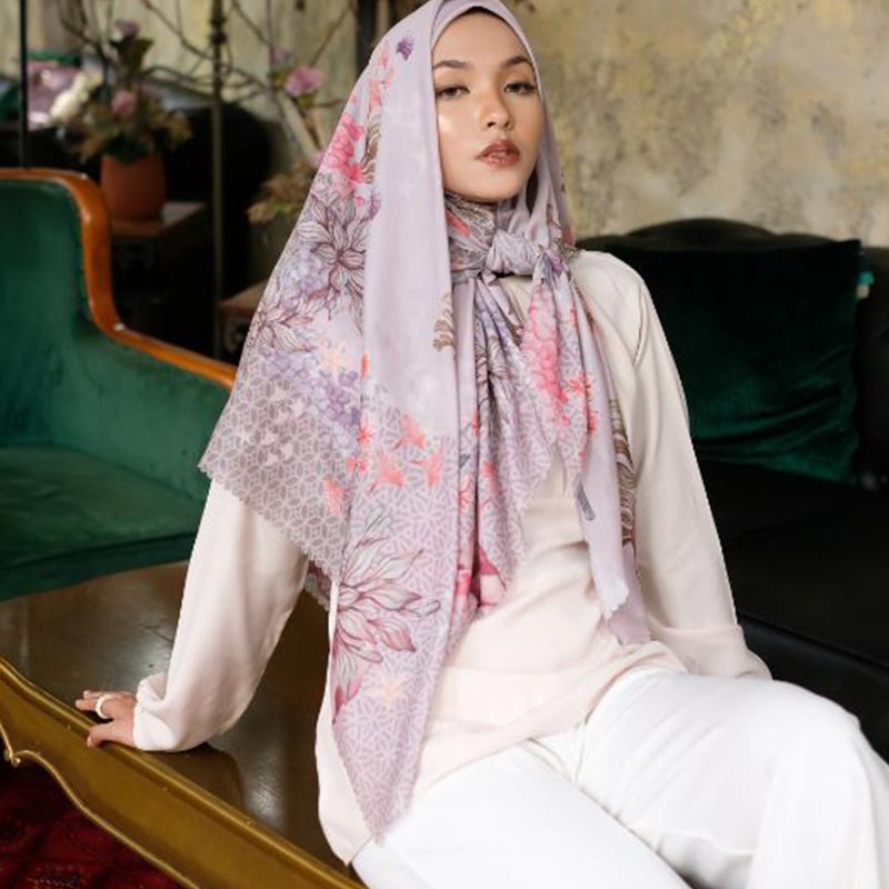 Jual Kamima Sagara Series Kelayang Scarf - Soft Lavender di Seller ...