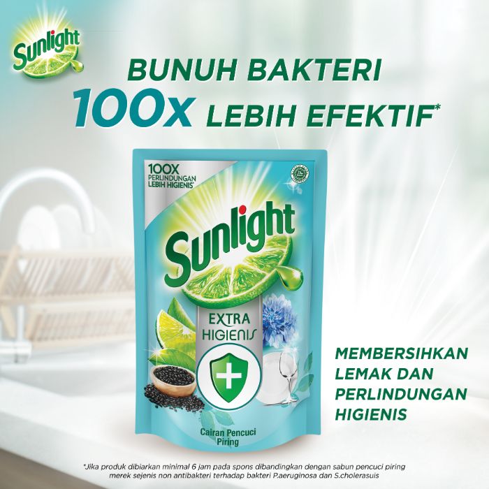 Promo Sunlight Sabun Cuci Piring Cair Refill Extra Higienis 650 Ml Diskon 17% Di Seller Unilever ...