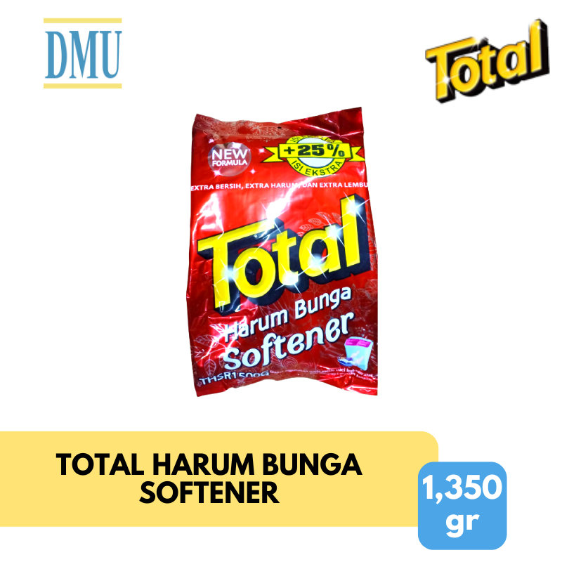 Jual Total Harum Bunga Softener Deterjen Bubuk [1350 Gr] di Seller DMU ...