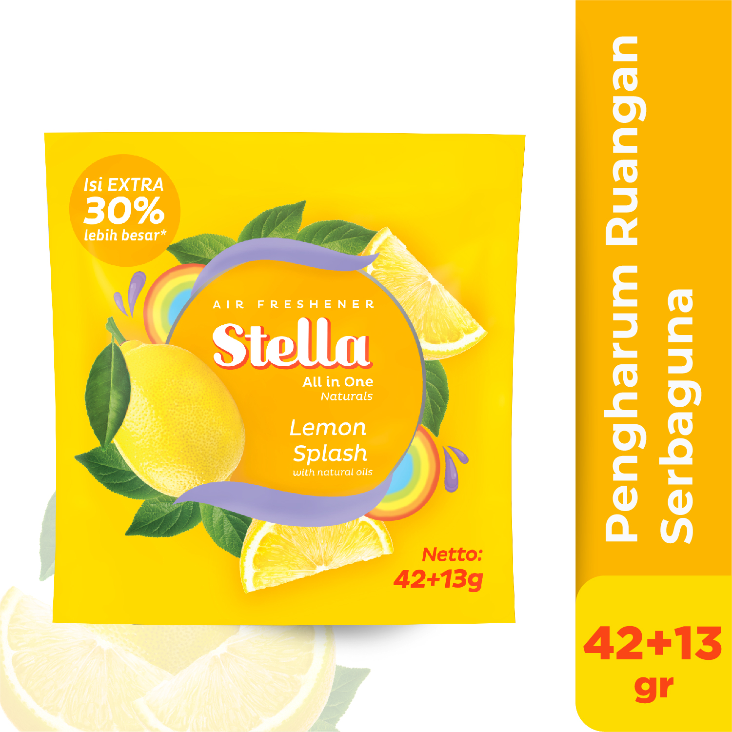 Promo Stella AC Freshener Lemon Pengharum Ruangan [42 + 13 g] Diskon 21 ...