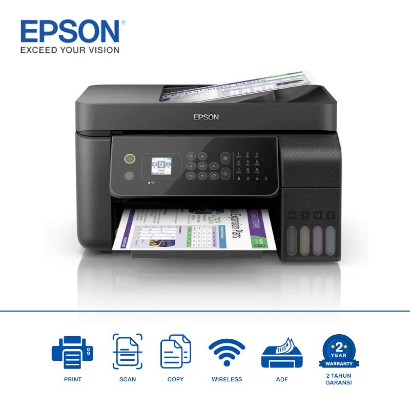 Jual Epson L5190 Wi-Fi All-In-One Ink Tank Printer With ADF (Print-Scan ...