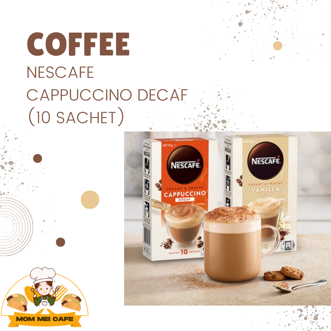 Jual Kopi Nescafe Cappuccino Decaf Coffee (10 Sachets) Di Seller Mom ...