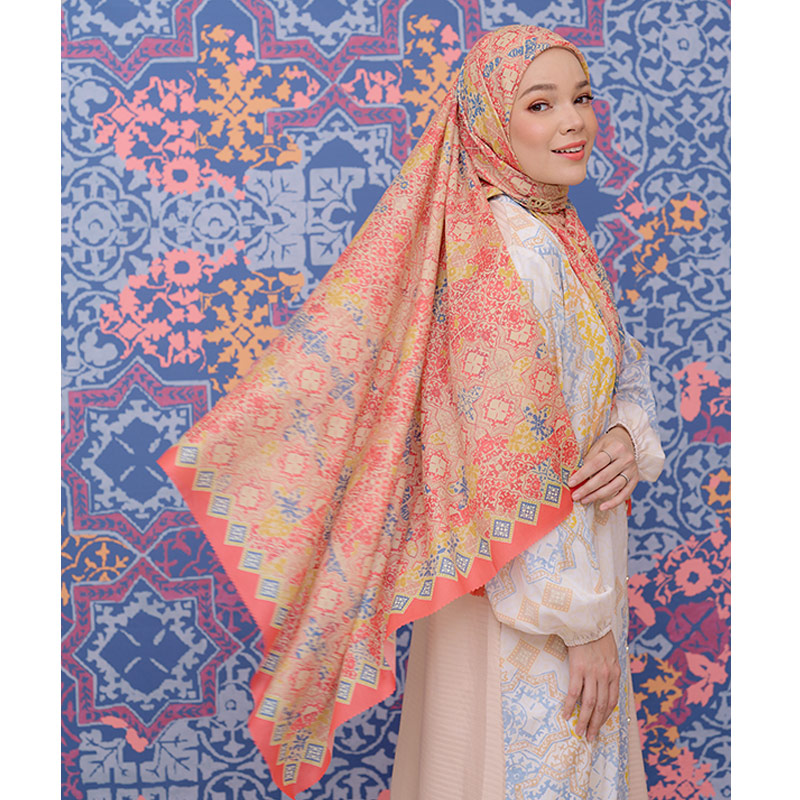 Jual Doa Indonesia Alara Series Scarf - Poppy Red ( Hijab ) di Seller ...