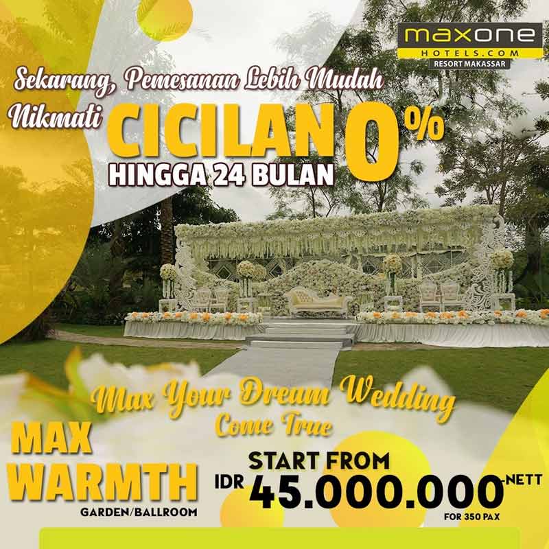 Jual Maxonehotels.com Paket Wedding Max Wamth E-ticket Di Seller Maxone ...