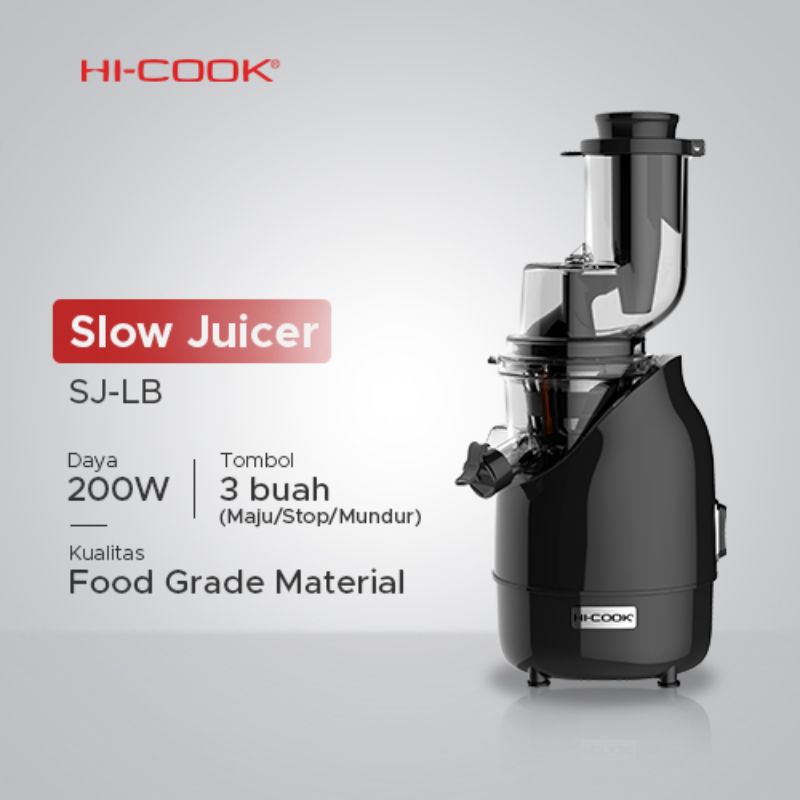 Jual Hi-cook SJ-LB Slow Juicer - Black di Seller Hi-Cook Official Store ...