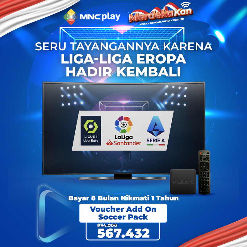 Jual MNC Play - Soccer Pack [12 Bulan] di Seller MNC PLAY VOUCHER ...