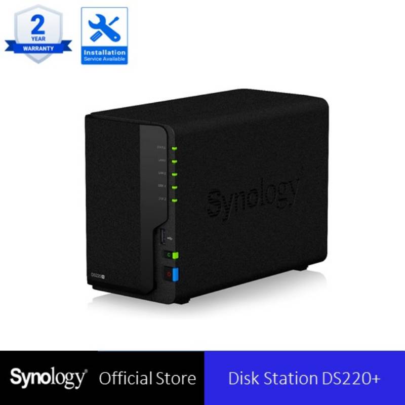 Jual Synology DS220+ 2-bay DiskStation 2GB RAM Plus Series di Seller ...