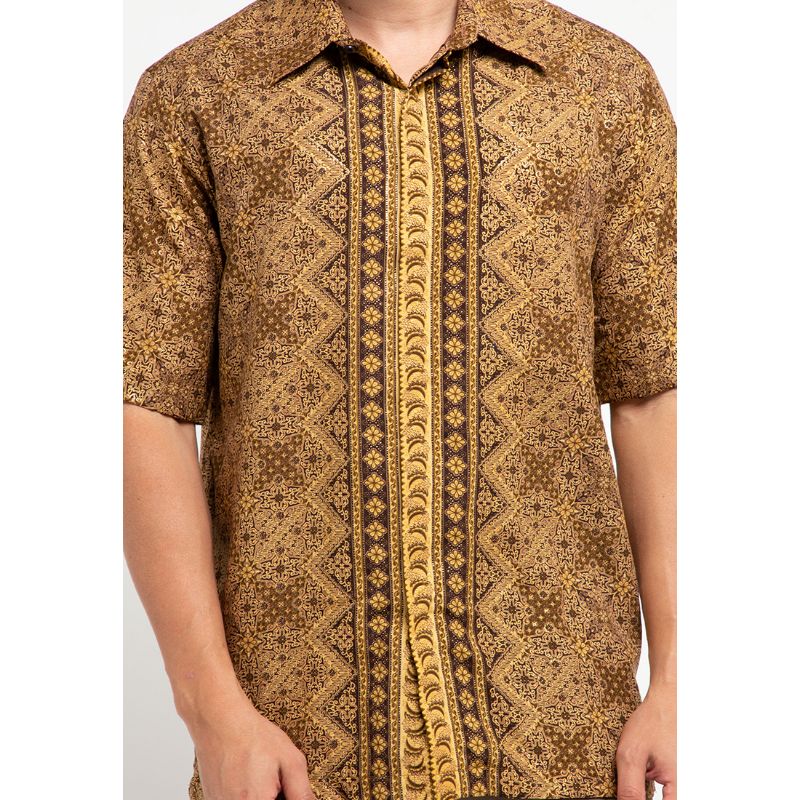 Promo Batik Adikusuma Hem Batik Bintang Coklat 612255020 - M Diskon 83% ...