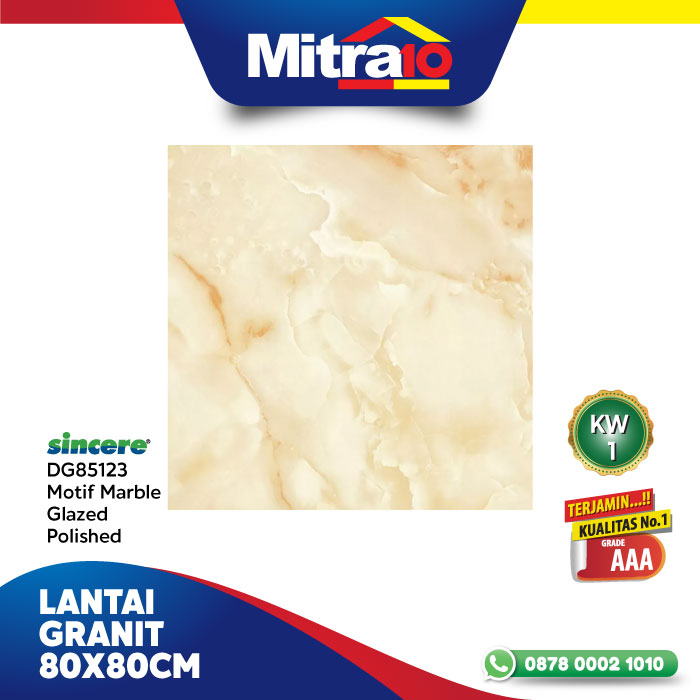 Jual Sincere Granit Lantai 80x80 Motif Marble Glazed Polished DG85123 ...