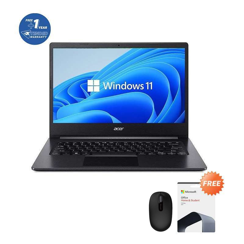 Jual Acer Aspire 3 A314-22-r3rg Laptop Black [14 Hd/r3-3250u/4gb Ddr4 ...