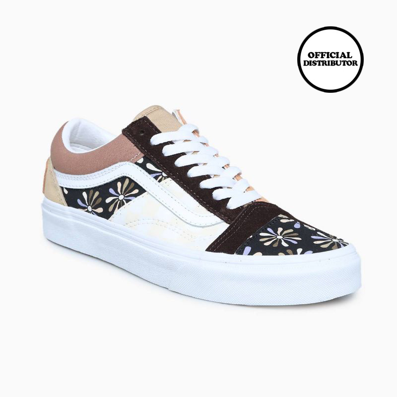 Jual Vans Old Skool Patchwork Sepatu Sneakers - (divine) Multi/true ...