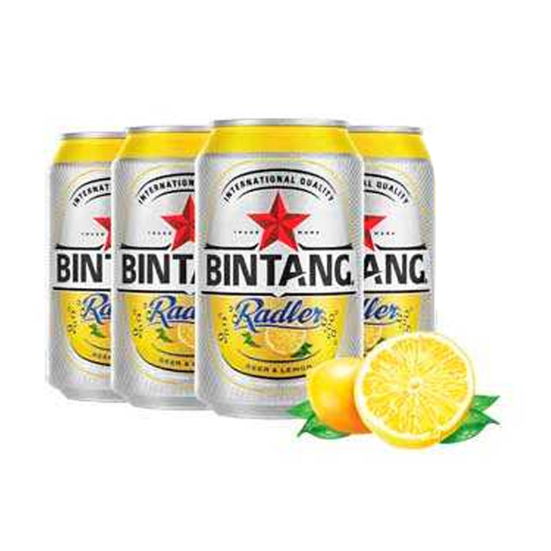Jual Bintang Radler Lemon Bir [Can/ 320 mL/ Kemasan 4 Kaleng] di Seller ...