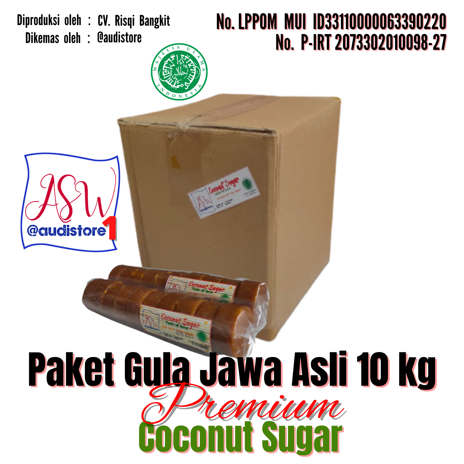 Jual GULA JAWA PREMIUM Asli 10 kg di Seller Audistore - Bambu Apus, Kota Tangerang Selatan | Blibli