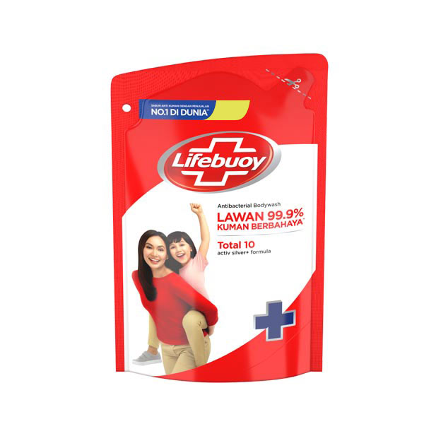 Jual LIFEBUOY BODY WASH TOTAL PROTECT RED LD REFILL 400 ML di Seller ...