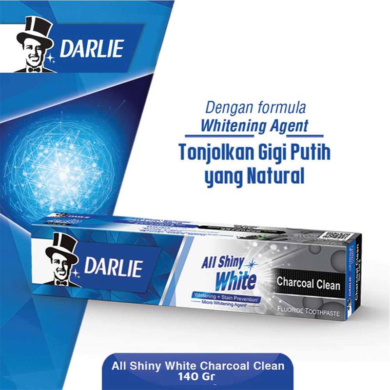 Promo Darlie All Shiny White Charcoal Pasta Gigi [140 g] Diskon 16% di ...