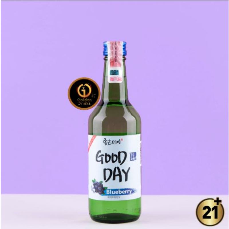 Promo Good Day Soju Blueberry Flavour + Free Sloki( Original dan Resmi by GoldenDrinks) Diskon ...