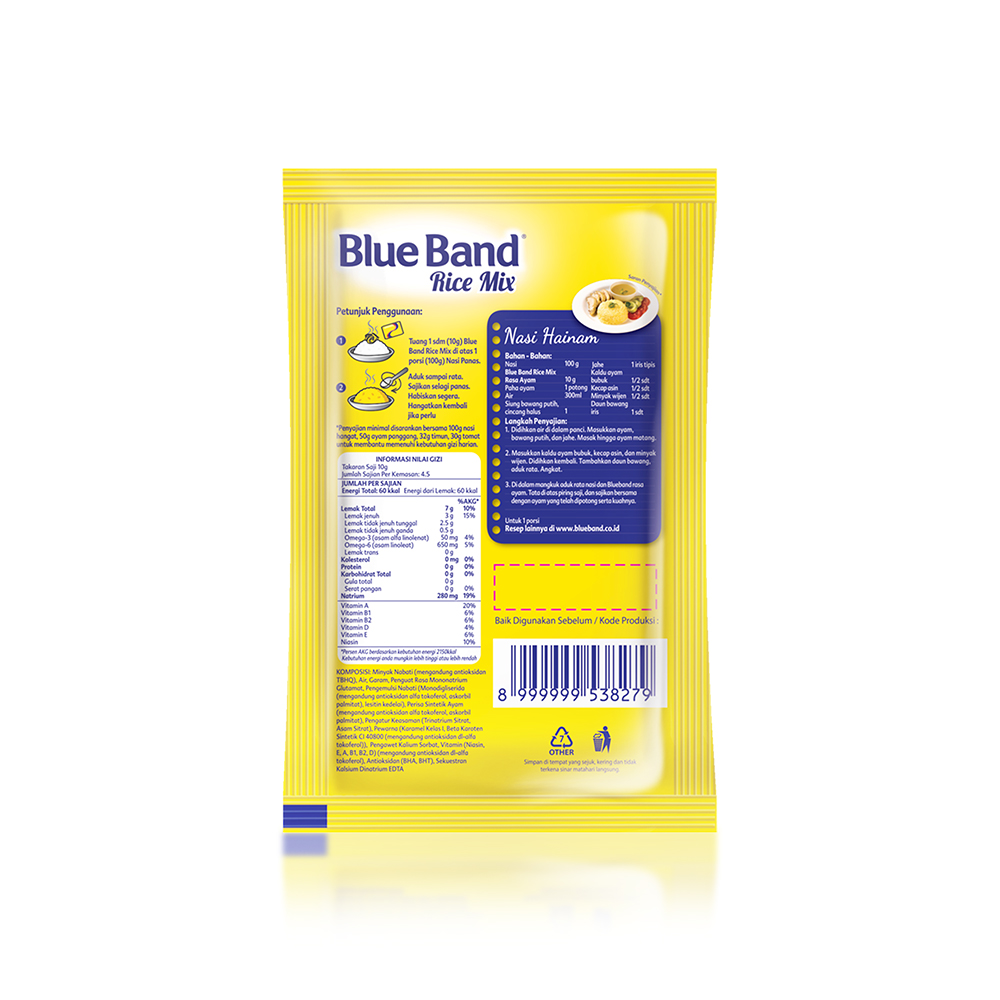 Jual Blue band rice Mix Chicken Margarin [45 G] Di Seller Satu Sama ...