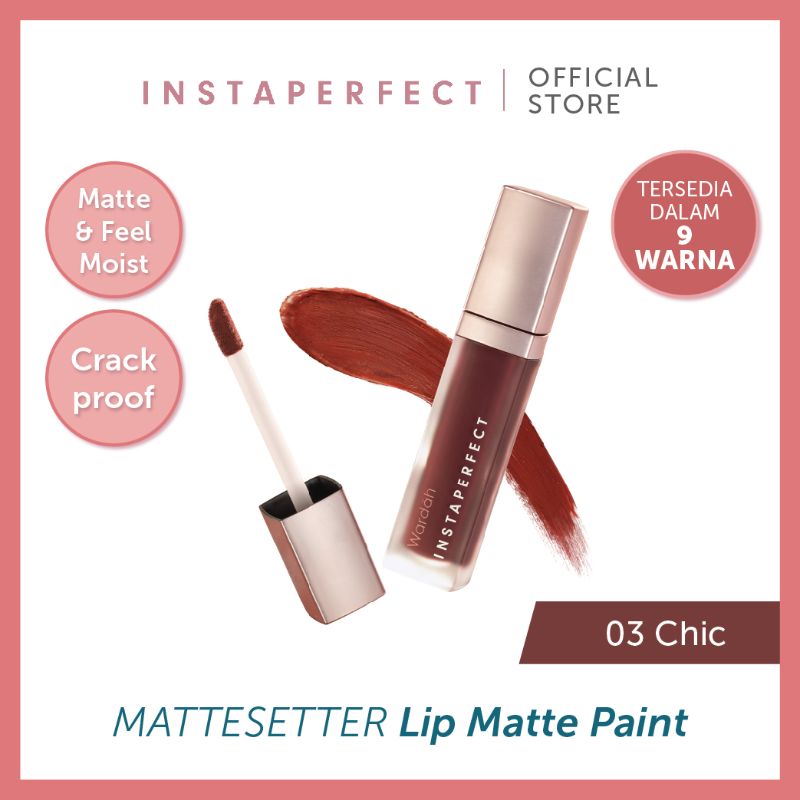 Jual Instaperfect Mattesetter Lip Matte Paint Moist Lip Cream [5.5 g ...