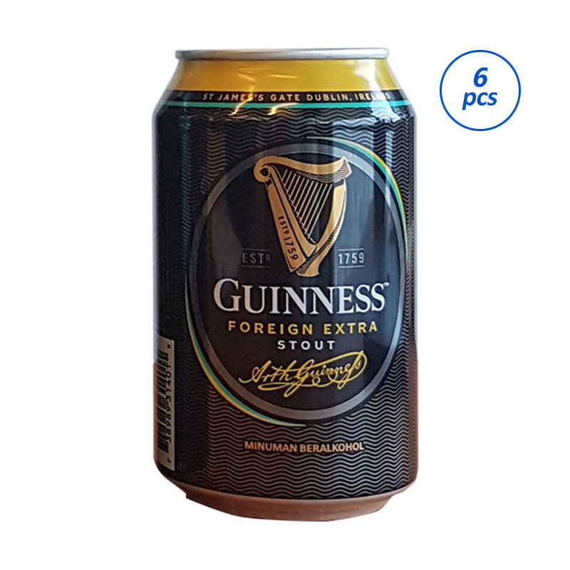 Jual Guinness Bir Hitam [ 320 mL/ 6 pcs] di Seller Happy Hour Bandung ...