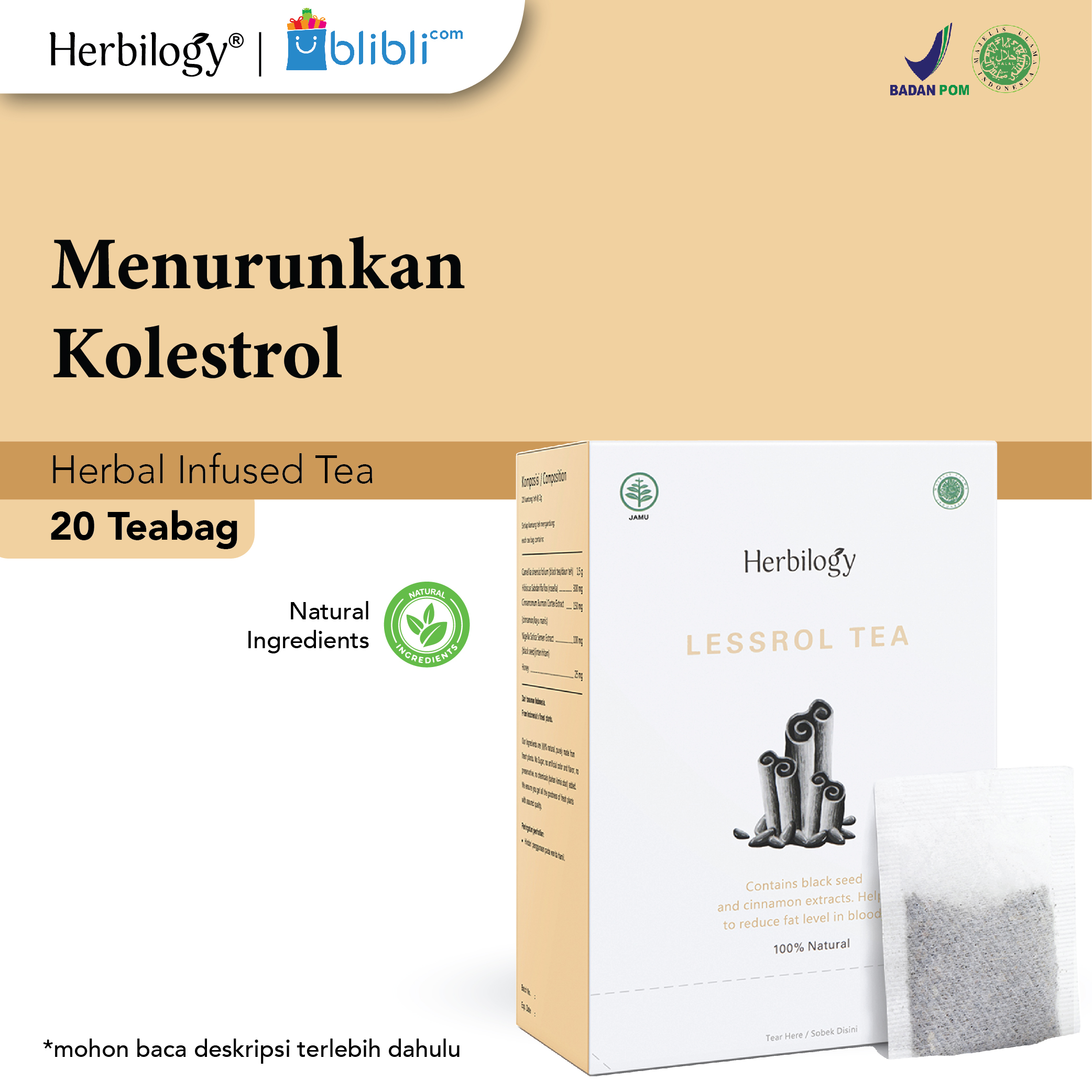 Promo FS - Herbilogy Lessrol Tea Minuman Kesehatan Diskon 25% di Seller ...