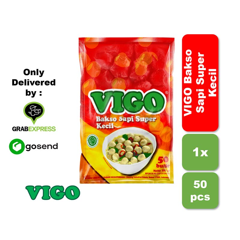 Jual Vigo Bakso Sapi Super Kecil [50 pcs] Online November 2020 | Blibli