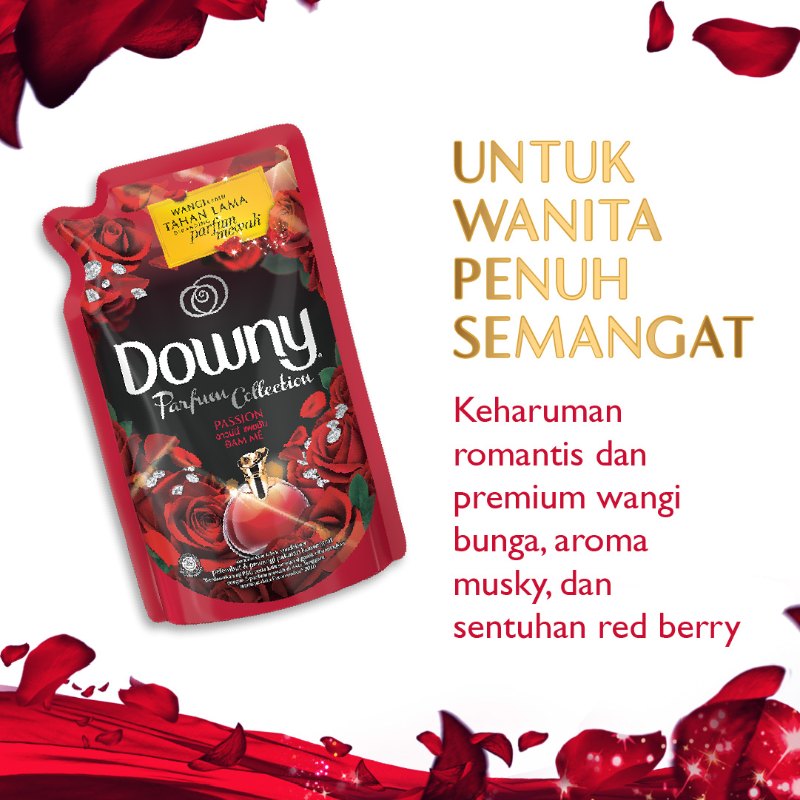Promo Downy Passion Softener Pewangi Dan Pelembut Pakaian Konsentrat [850 Ml] Isi 3 Pcs Diskon 5 ...