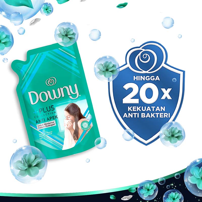 Promo Downy Anti Apek Softener Pewangi Dan Pelembut Pakaian Konsentrat [650 Ml] Isi 3 Pcs Diskon ...