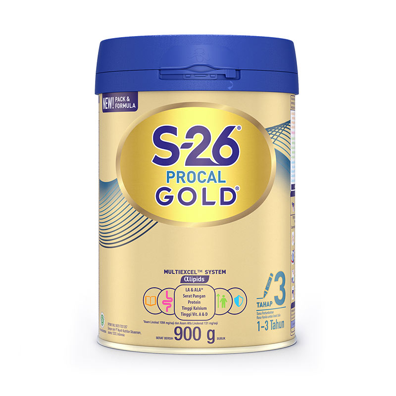 Jual S-26 Procal Gold Tahap 3 Susu Pertumbuhan Anak [900 g] di Seller ...