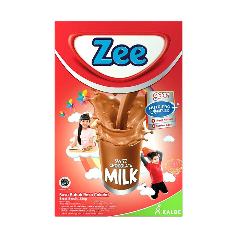 Jual Zee Nutripro Complex Chocolate Milk Box 350g di Seller Alfamidi ...