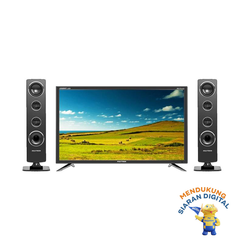 Promo POLYTRON PLD32T1850 LED TV - Hitam Diskon 14% di Seller Nuhun ...