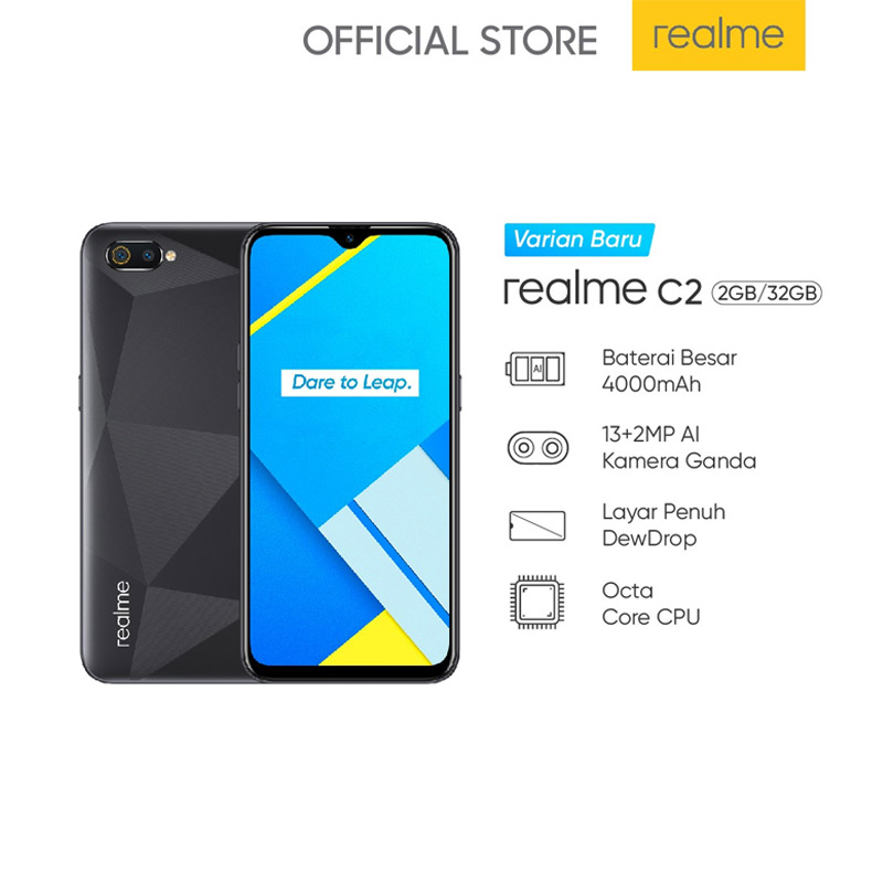 Jual realme C2 Smartphone [32GB/ 2GB/ Official Store] di Seller realme ...