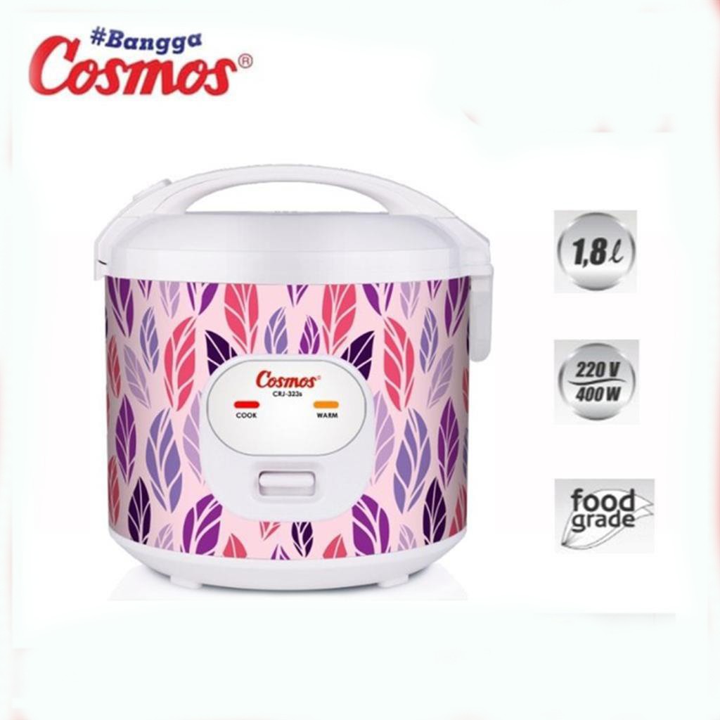 Jual COSMOS CRJ-323S SSV Rice Cooker Non Stick Low Watt [1.8 L] di ...