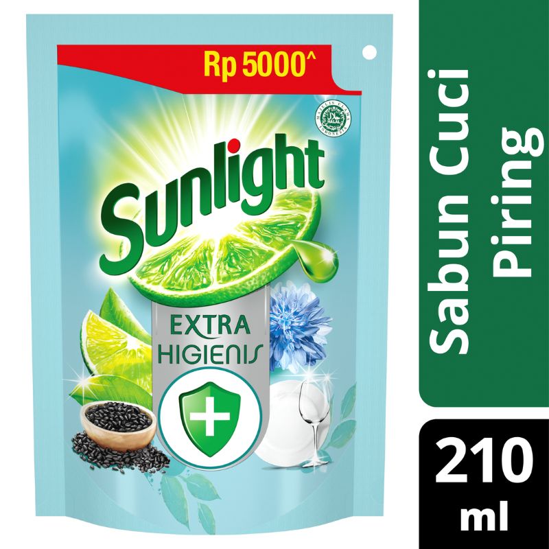 Promo Sunlight Habbatussauda Sabun Cuci Piring [210 Ml/ Kemasan Pouch ...