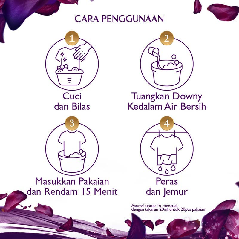 Promo Downy Mystique Softener Pewangi Dan Pelembut Pakaian Konsentrat [850 Ml] Isi 3 Pcs Diskon ...