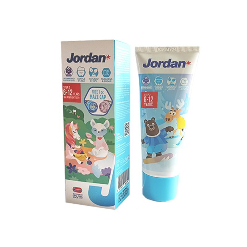 Promo Jordan Toothpaste Step 2 Pasta Gigi Anak - Permanent Teeth [75 g ...