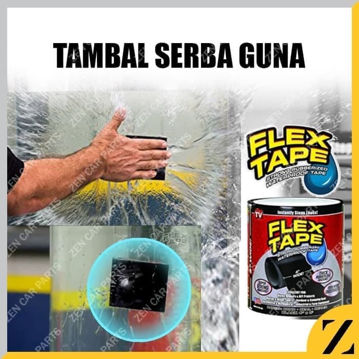 Jual Flex Tape 4 x 1,5m isolasi ajaib super waterproof Lem kran selotip ...