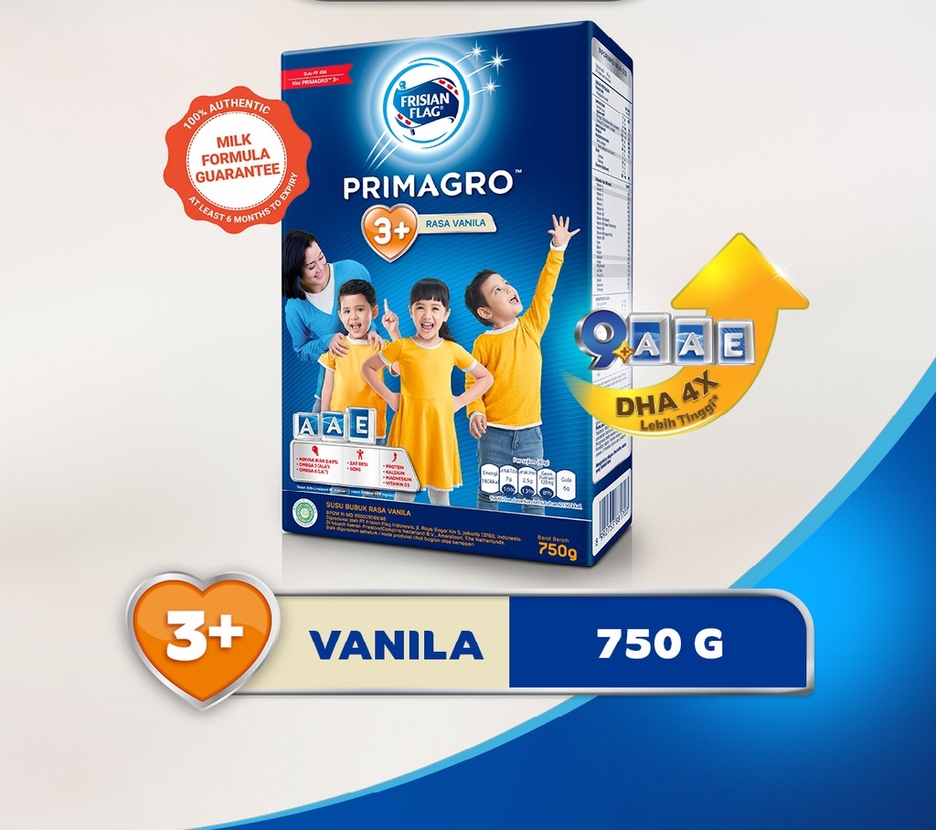 Promo Frisian Flag 456 Primagro Madu Vanilla Coklat 750g Primanutri ...