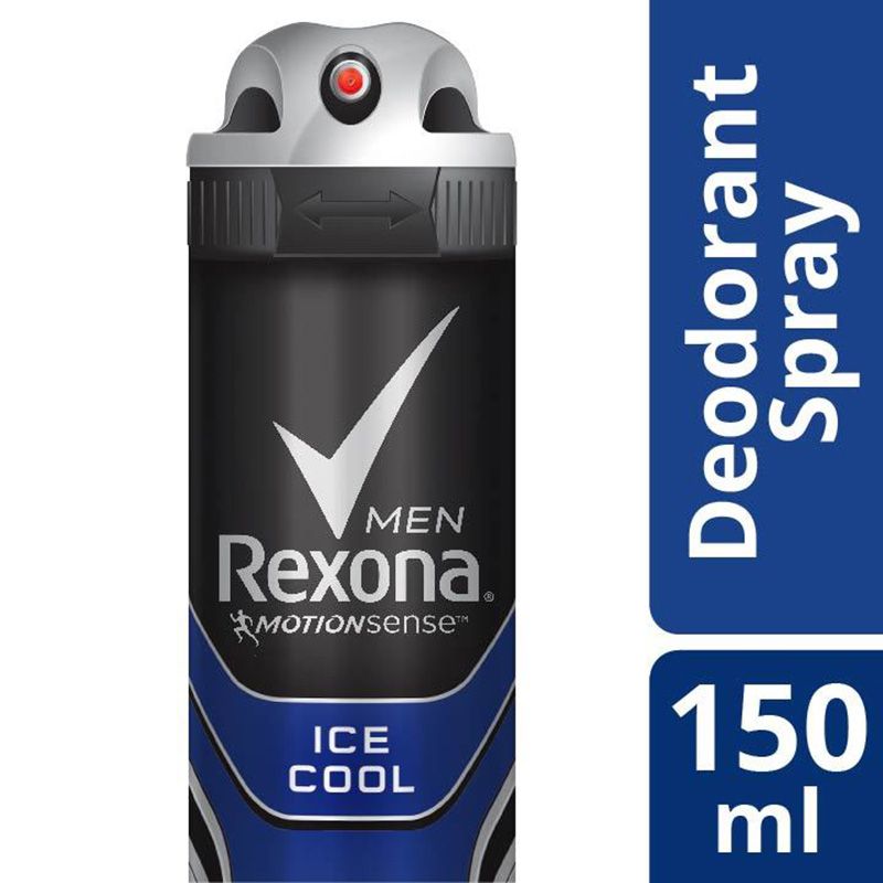 Jual Rexona Men Antiperspirant Deodorant Body Spray Ice Cool 150ml ...