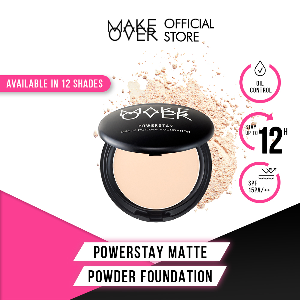 Jual [last Chance] - Make Over Powerstay Matte Powder Foundation 12 G ...