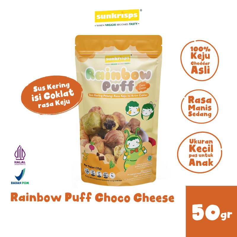 Jual Sunkrisps Choco Cheese Rainbow Puff di Seller SUNKRISPS - Kota ...
