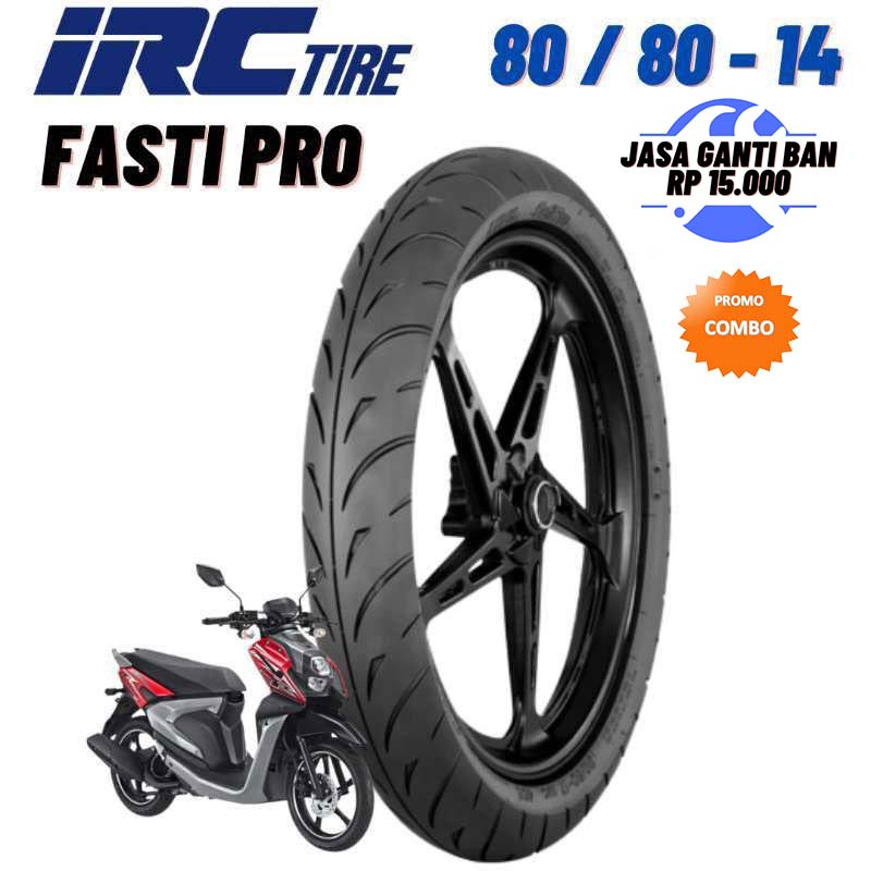 Promo IRC FASTI PRO [80/80 - 14] Ban Depan Ban Motor IRC FASTI PRO ...