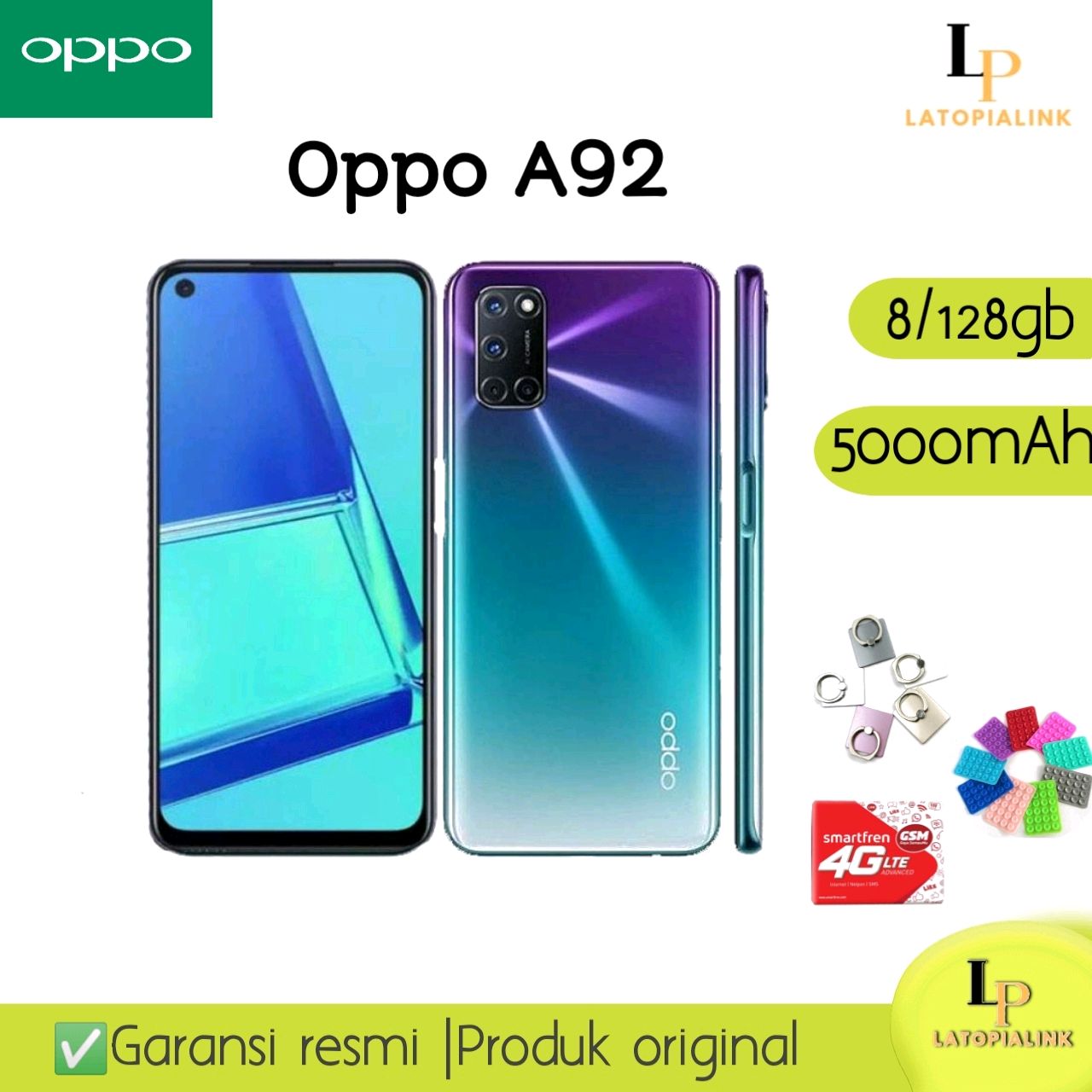 Jual Oppo A92 Ram 8/128gb Garansi Resmi Oppo Indonesia Di Seller ...
