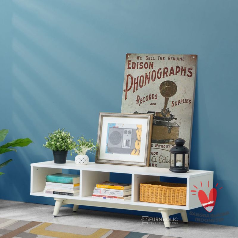 Jual iFURNHOLIC Retro AV Table 110 - Meja TV Minimalis - Furniture di ...