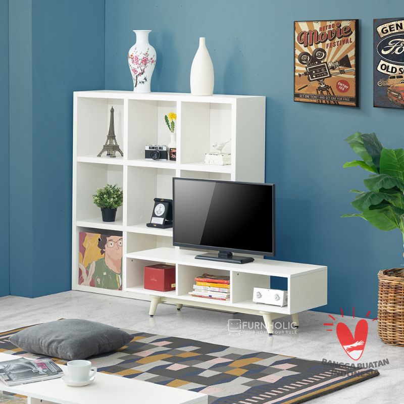 Jual iFURNHOLIC Retro AV Table 110 - Meja TV Minimalis - Furniture di ...