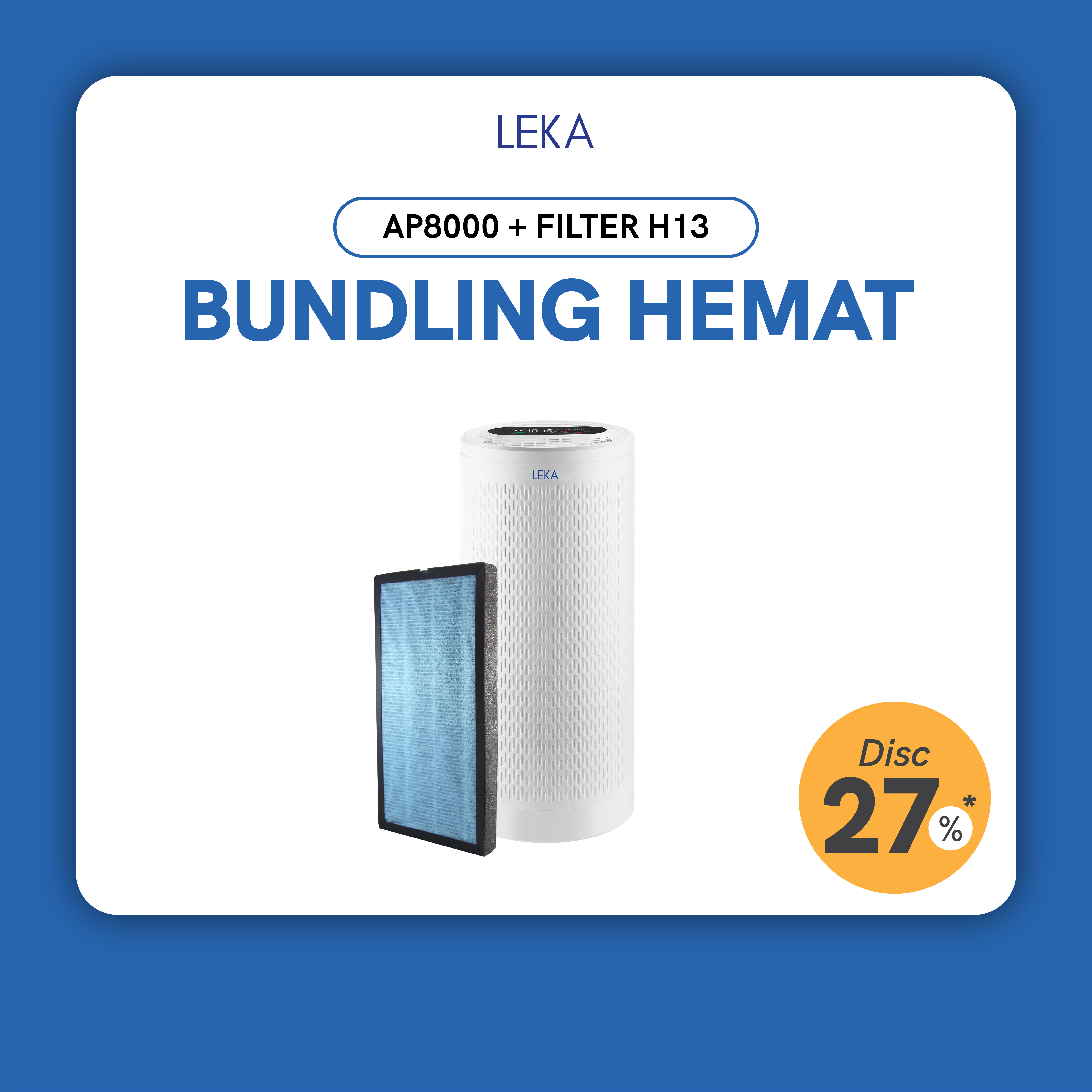 Promo Bundling AP8000 Super Air Purifier dan Filter HEPA 13 Diskon 39% ...