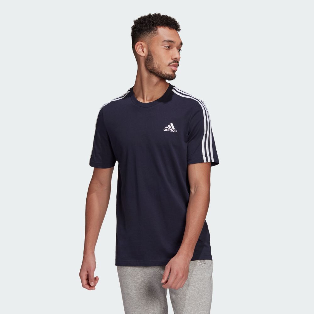 Jual adidas Essentials 3-Stripes T-Shirt Baju Pria [GL3734] di Seller ...
